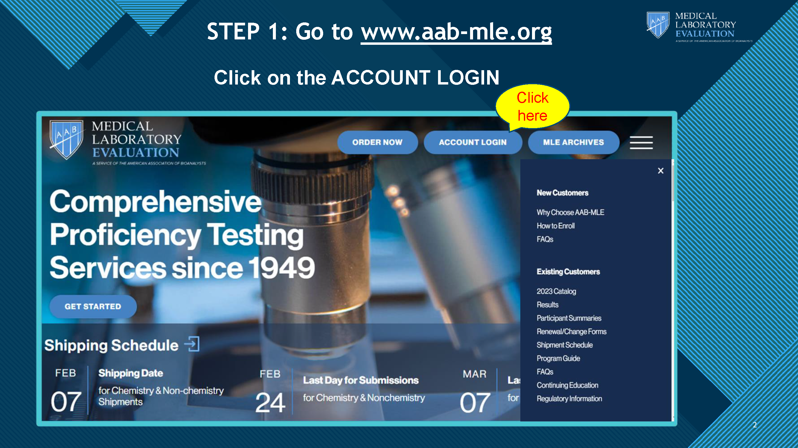 Online Reporting Instructions